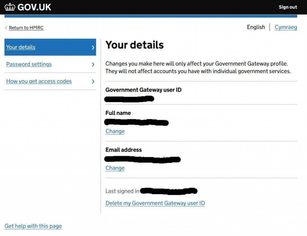 HMRC 2 Factor Authentication | Trustee Support Services